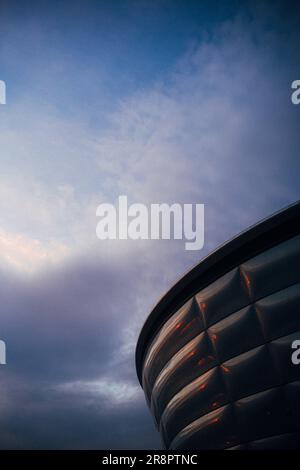 The OVO Hydro concert venue, in Glasgow, Scotland, 7 April 2022. N55°51 ...