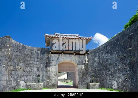 Shuri Castle Kankaimon gate Stock Photo - Alamy