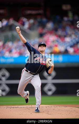 Atlanta Braves' Bryce Elder plays during a baseball game, Thursday ...