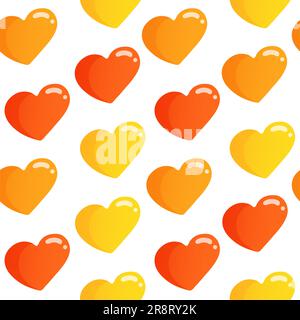 Valentines hearts cartoon pattern for wrapping paper and kids clothes ...