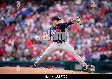 Atlanta Braves' Bryce Elder plays during a baseball game, Thursday ...