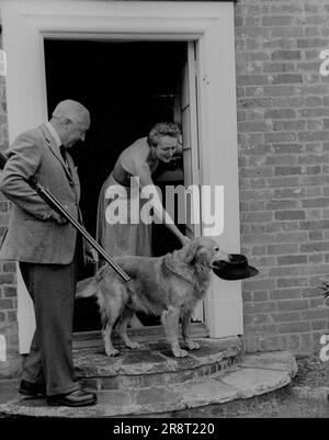 Sir Miles Thomas. March 29, 1955 Stock Photo - Alamy