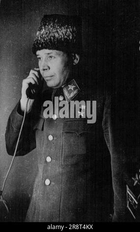 Marshal of the Soviet Union Semyon Timoshenko left and General Georgy ...