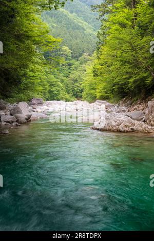 Atera Valley in Fresh Green Stock Photo - Alamy