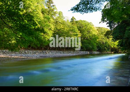 Ise Jingu Isuzu River and Mitarashi place Stock Photo - Alamy