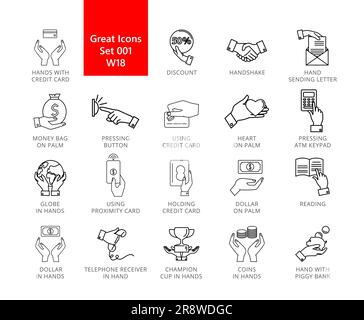 hand carrying smartphone vector line seamless pattern hand carrying ...