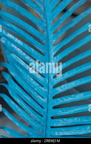 Artistic palm leaves pattern on pink background Stock Photo - Alamy