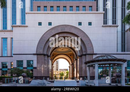 The Palm Beach County Courthouse in downtown West Palm Beach, Florida ...