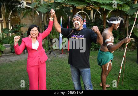 Traditional owner Aboriginal land Australia Stock Photo - Alamy