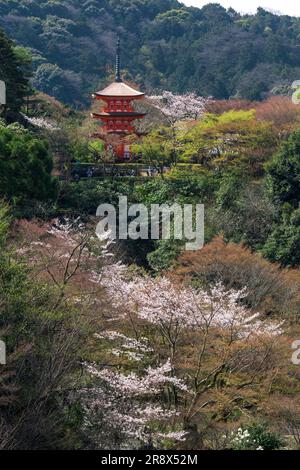 Kiyomizudera Koyasu tower Stock Photo - Alamy