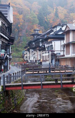 Ginzan Onsen in Autumn Stock Photo - Alamy