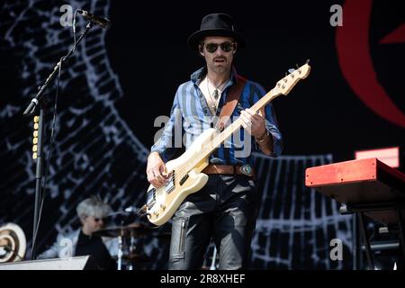 Josh Smith of Halestorm is seen on board the Carnival Valor during day ...