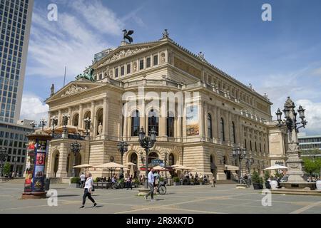 Alte Oper, Opernplatz, Frankfurt am Main, Hessen, Deutschland Stock ...