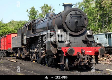 Locomotive BR Standard 4MT 2-6-0 76079, being re-numbered as 76001 for ...