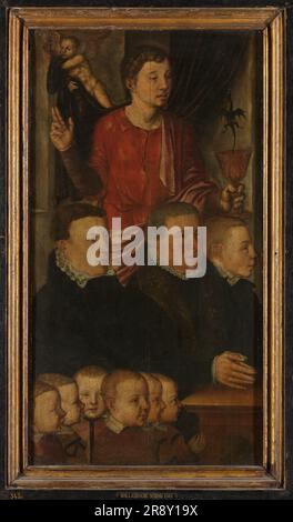 Memorial Triptych, formerly called the Gertz Memorial Triptych, with the Lamentation (central ...
