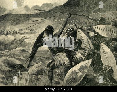 A Matabele Warrior Stock Photo - Alamy