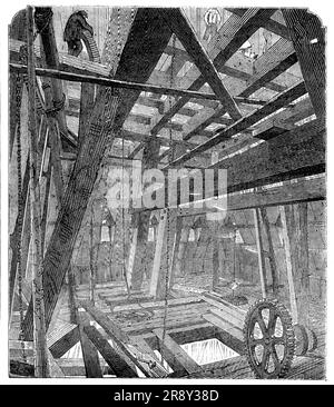 Belfry in the Clock Tower of the New Houses of Parliament, [London ...