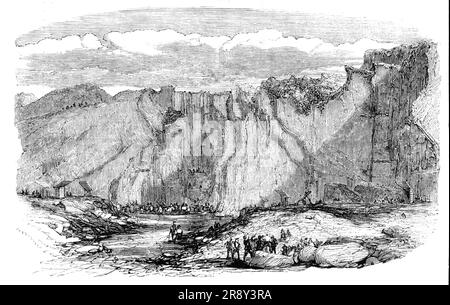The Rubislaw Granite Quarry, Aberdeen, Scotland in the late 19th ...