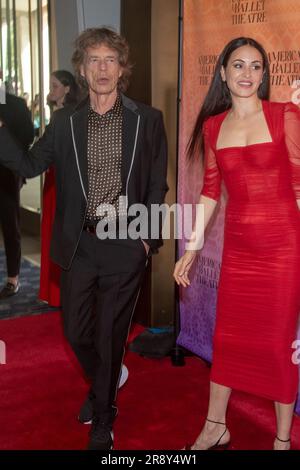 Mick Jagger and Melanie Hamrick attend the Vanity Fair Oscar Party held ...