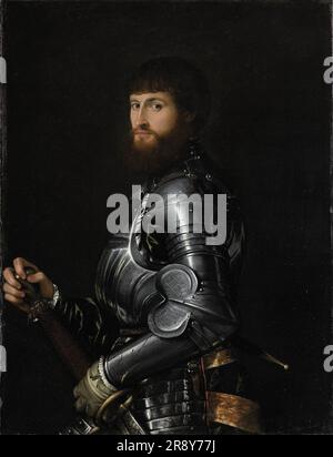 Portrait of a young man in armor 1520 Domenico Capriolo (1494–1528 ...