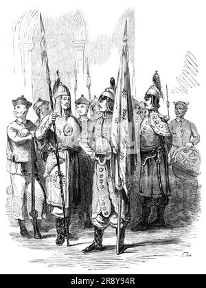 Chinese soldiers, Second Opium War, 1860 Stock Photo - Alamy