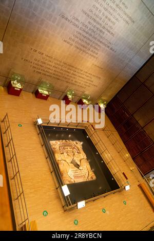 Monolith relief figure of Tlaltecuhtli, female Earth Lord goddess ...