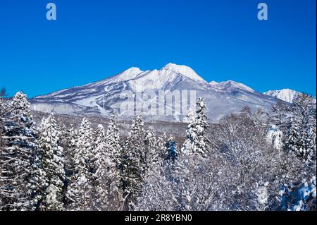 Mt. Myoko in Winter Stock Photo - Alamy