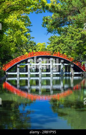 Sorihashi Bridge, Sumiyoshi Taisha Shinto Shrine, Sakai City, Japan ...