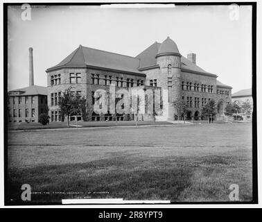 The exterior of the Library Building at the University of Minnesota, an ...