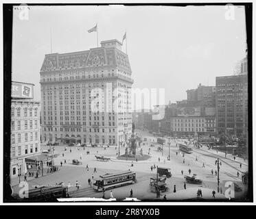 Panorama of Campus Martius, Detroit, Michigan, ca 1900 Stock Photo - Alamy