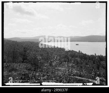 Fourth Lake in the Fulton Chain of Lakes in the Adirondack Park of New ...