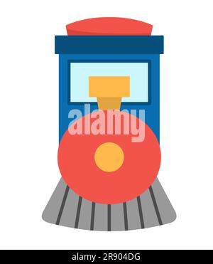 Steam Locomotive with Face Vehicle Cartoon Clipart Stock Vector Image ...