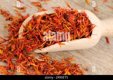 Safflower flowers (Carthami Flos), Hong Hua Stock Photo - Alamy