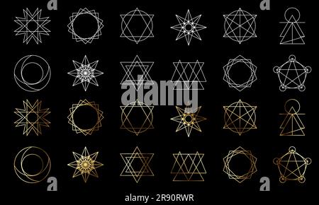 Merkaba vector isolated on white background. Sacred geometry merkabah ...