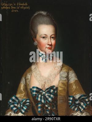 Archduchess Maria Elisabeth (1743 - 1808) - a high-quality portrait Oil ...