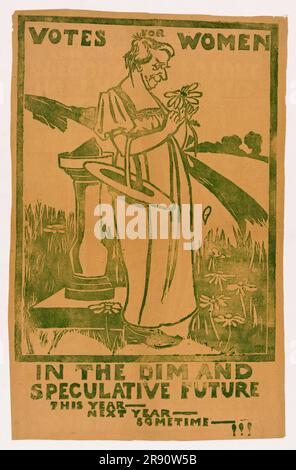 A vintage suffragette campaign poster Stock Photo - Alamy