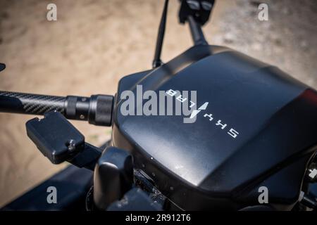 Raspberry Pi 4 close up on white surface Stock Photo - Alamy