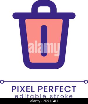 Remove button pixel perfect RGB color ui icon Stock Vector Image & Art - Alamy