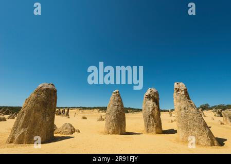 The incredible rock formations of the Pinnacles national park in ...