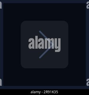 Disabled right arrow button UI element template Stock Vector Image & Art - Alamy