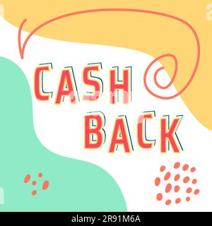 Cash back colorful promotional banner design Stock Vector Image & Art ...