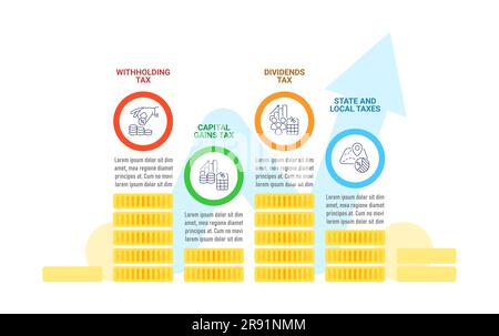 Business tax types infographic chart design template Stock Vector Image ...