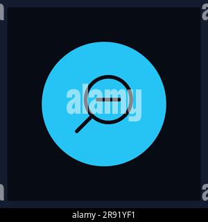 Active zoom out button UI element template Stock Vector Image & Art - Alamy