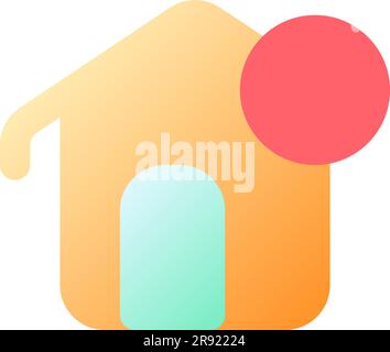 Notification from homepage pixel perfect linear ui icon Stock Vector Image & Art - Alamy
