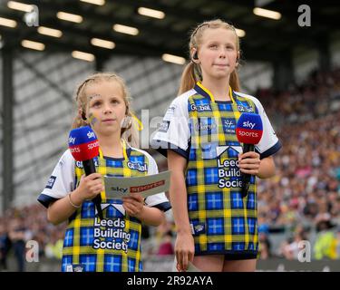 Rob Burrows Daughters Maya and Macy practice a dance they will perform ...