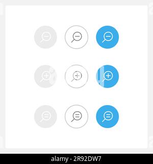 Zoom UI elements kit Stock Vector Image & Art - Alamy