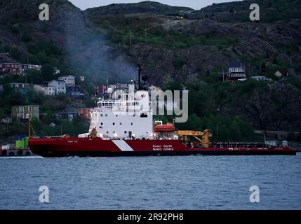 Canadian Coast Guard vessel Terry Fox returns to St John's Port in ...