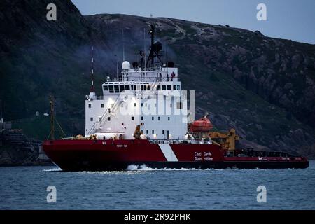 Canadian Coast Guard vessel Terry Fox returns to St John's Port in ...