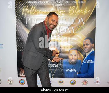 Los Angeles, California, USA. 22nd June, 2023. Javon Johnson and his ...