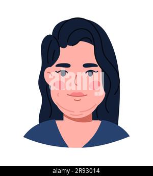 Young plus size pretty woman. Beautiful overweight businesswoman ...